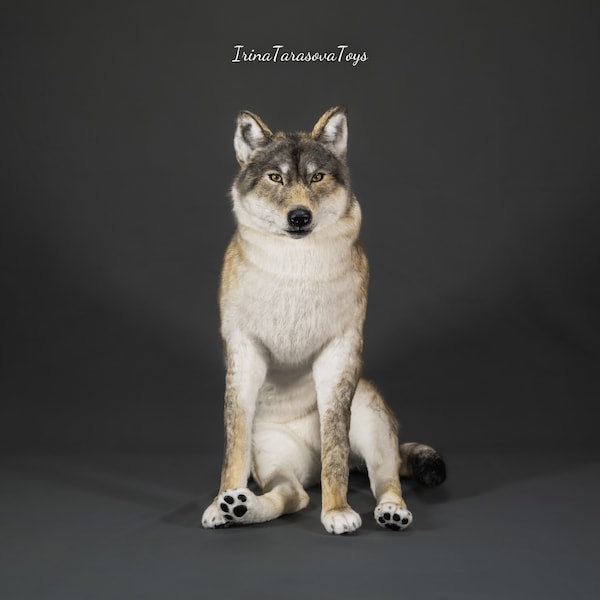 Wolf Realistic Art Doll - Etsy