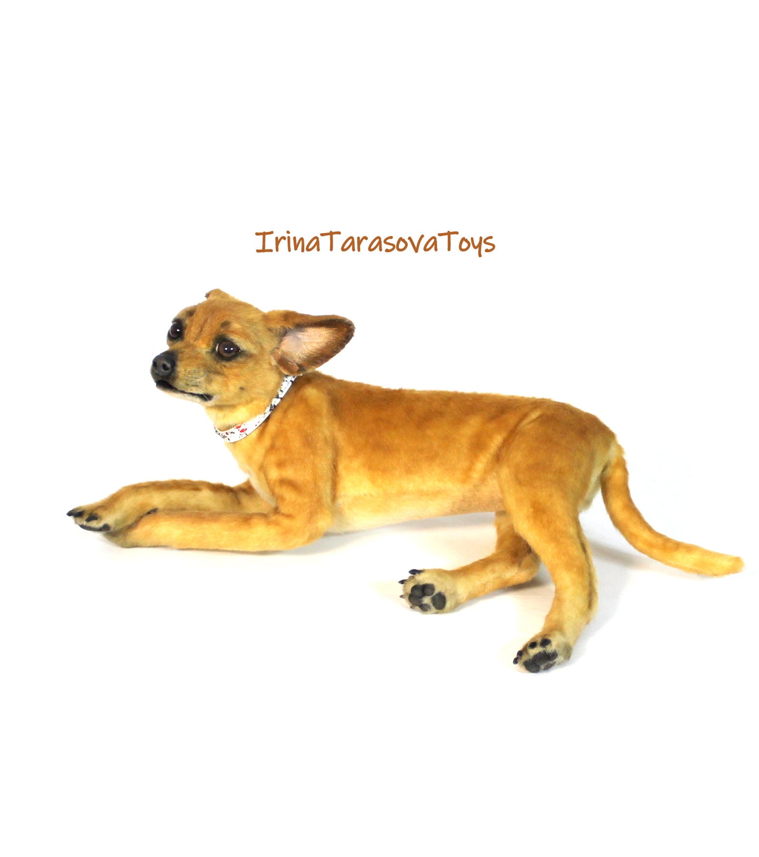 Realistic Dog Mini Puppy Stuffed Animal Replica Pets Plush Toy Soft ...