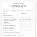 Client Feedback Form for Photographers, Customer Survey Template ...