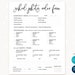 Photography Questionnaire Template Family Photography Questionnaire ...