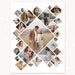 Diamond Shape Photo Collage, Diamond Collage Template, Photo Collage ...