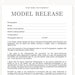 Model Release Form, Photography Forms, Model Release Forms for ...