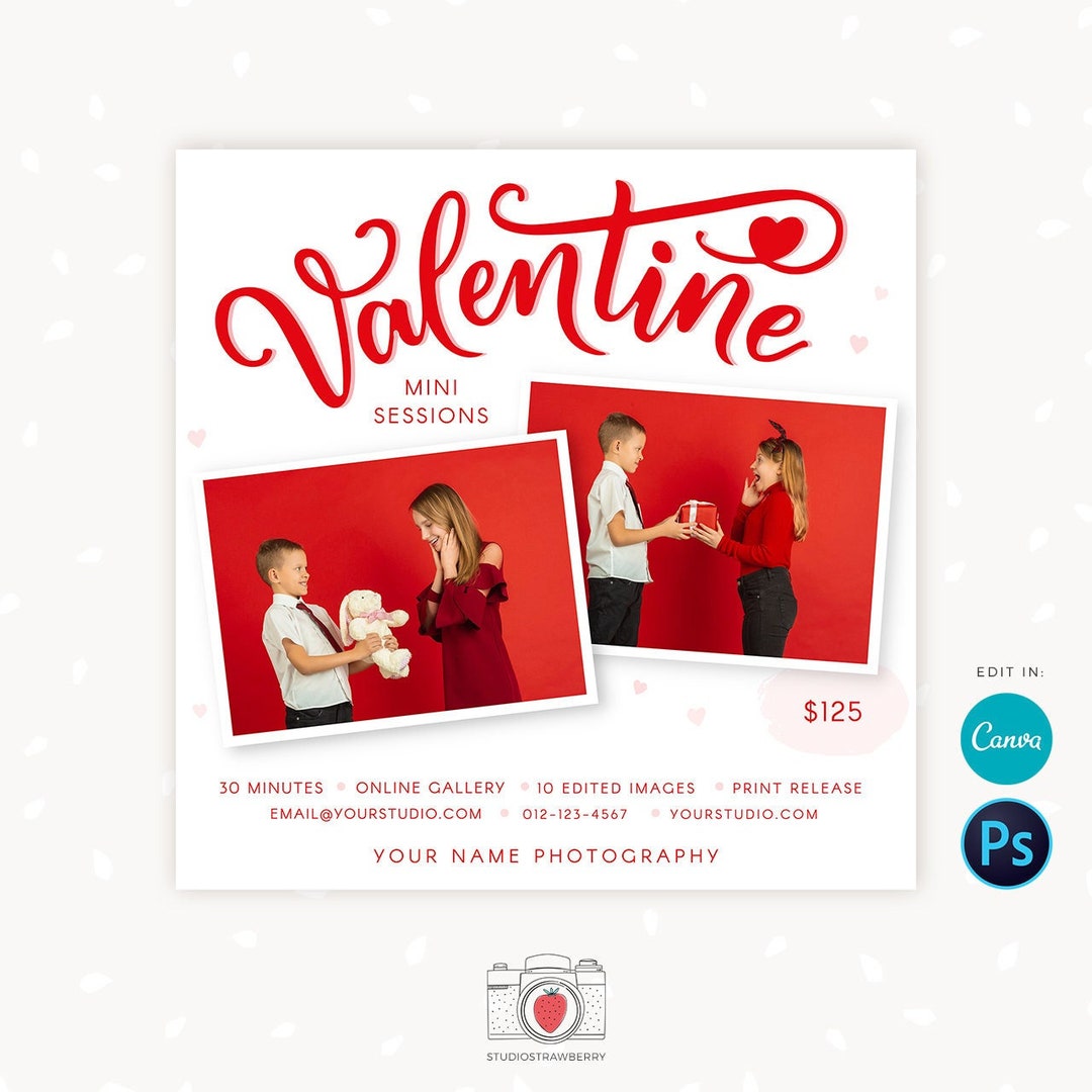 Valentine Mini Session Template, Canva, Valentine Mini Sessions ... Valentine Mini Session Template, Canva, Valentine Mini Sessions ...