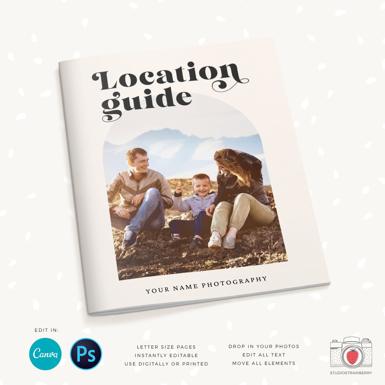 Location Guide Template Photography Magazine Welcome Guide - Etsy