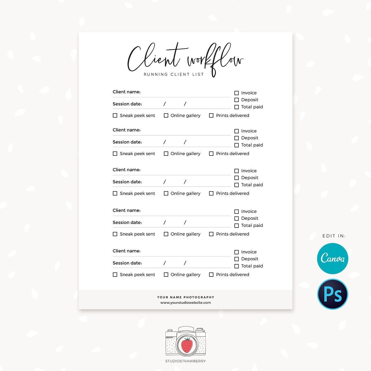 Client Workflow for Photographers, Photography Business, Photo Session ...