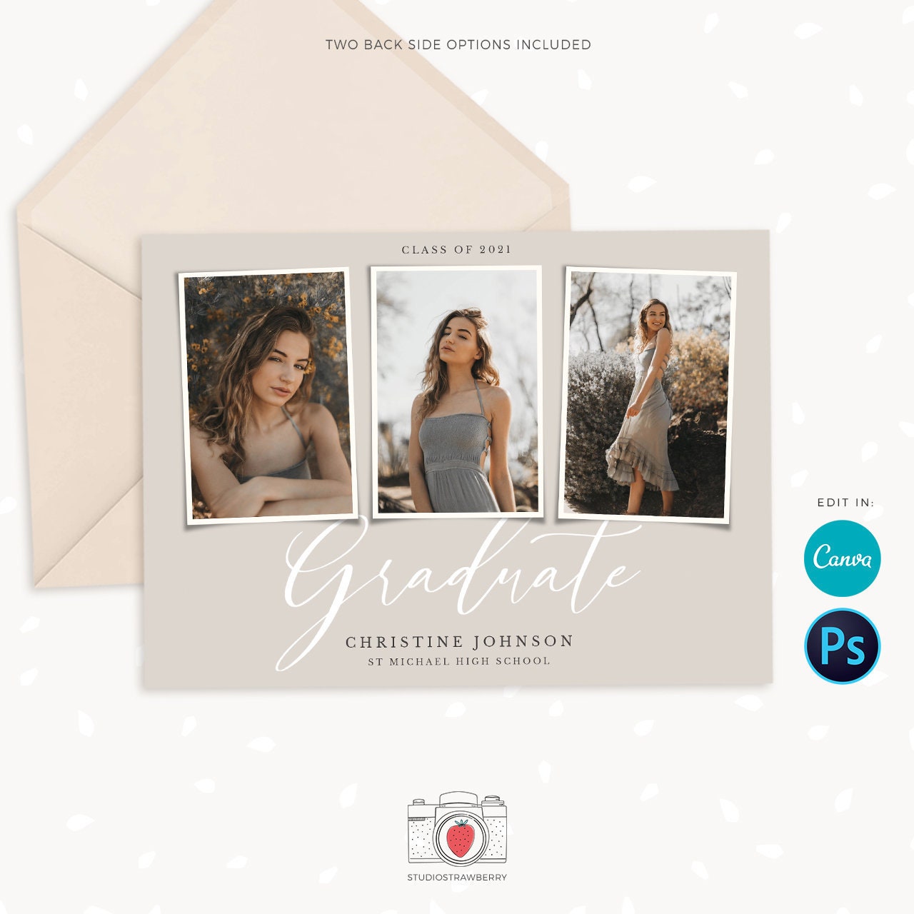 Graduation Invitation Template Instantly Editable Editable - Etsy