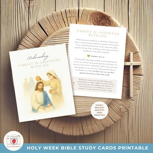 Holy Week Bible Study Cards Printable | Easter Devotional for Families ...