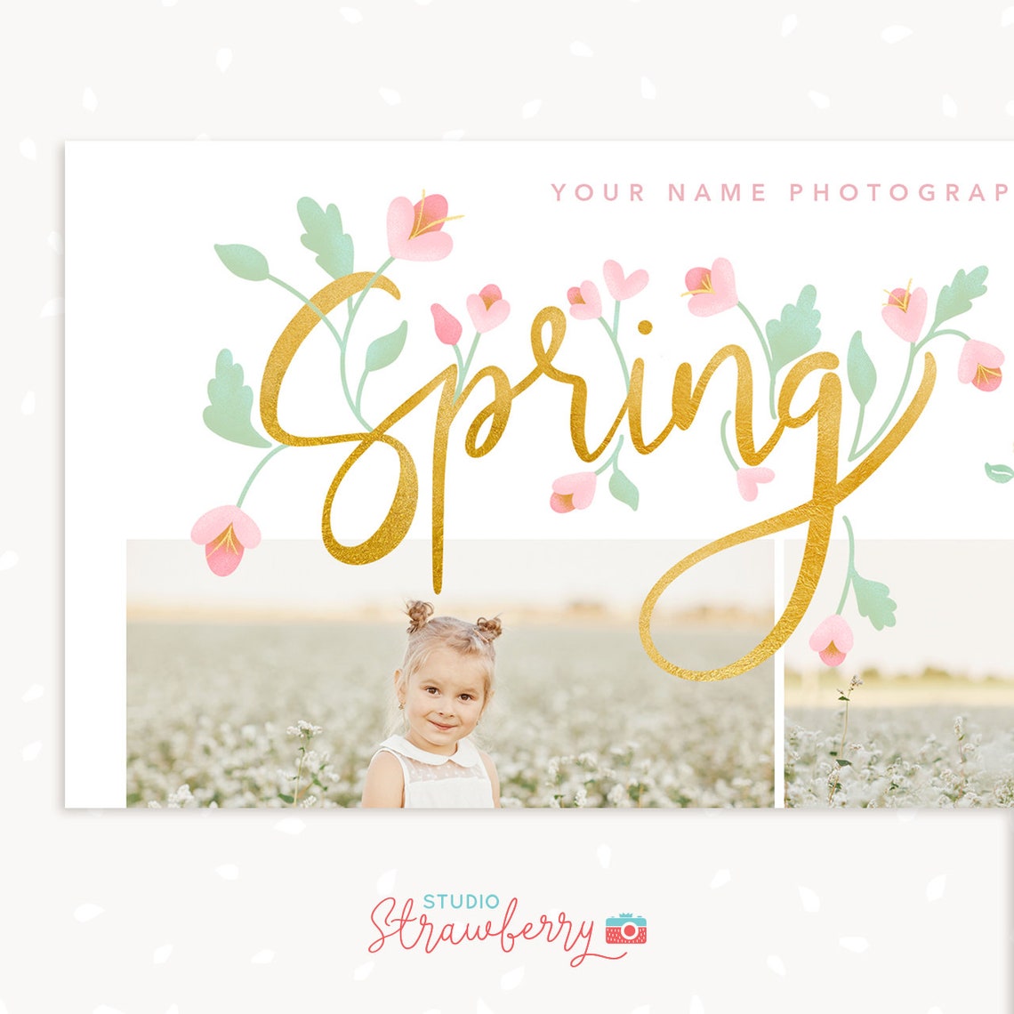 Spring Mini Session Template Spring Minis Spring Marketing | Etsy