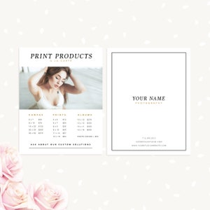 Boudoir Photography Magazine Template, Boudoir Welcome Guide Template ...
