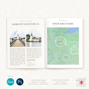 Location Guide Template, Photography Magazine, Welcome Guide, 12 Pages ...