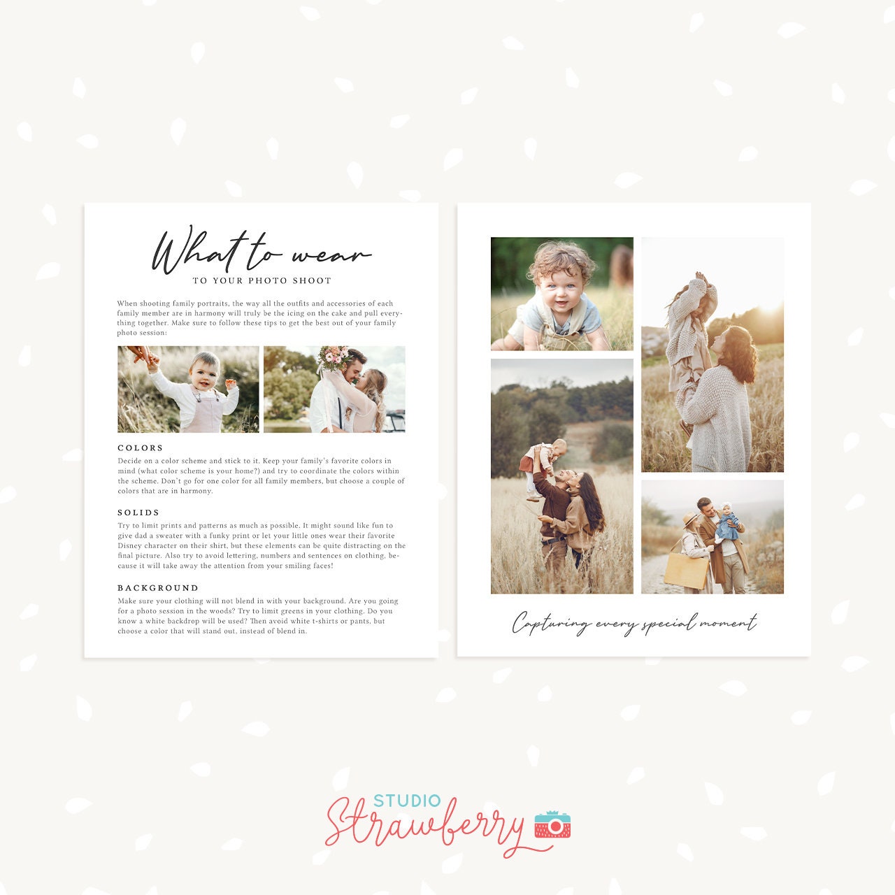 Photographer Welcome Guide Template Photography Magazine | Etsy