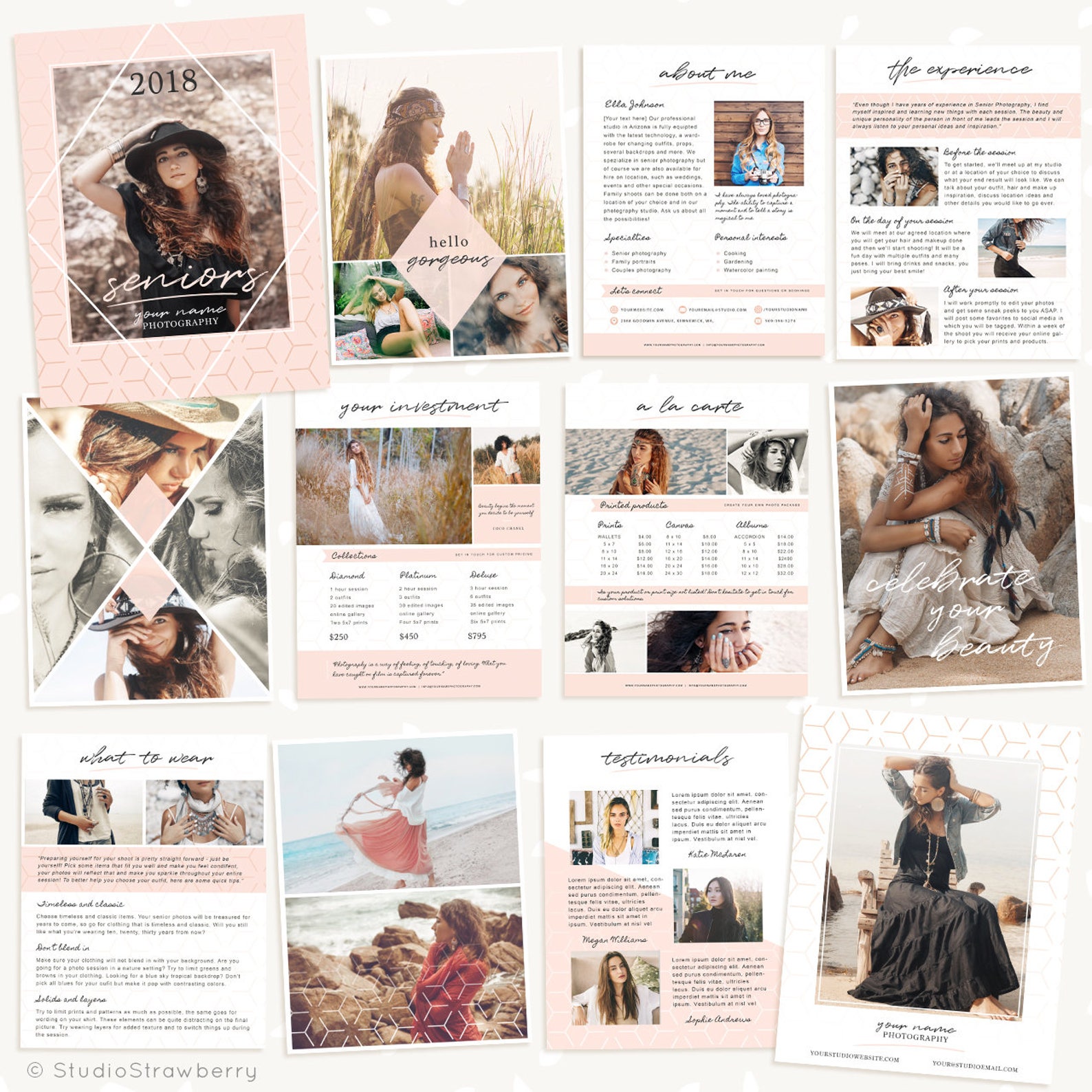 Senior Magazine Template Senior Welcome Guide Senior - Etsy