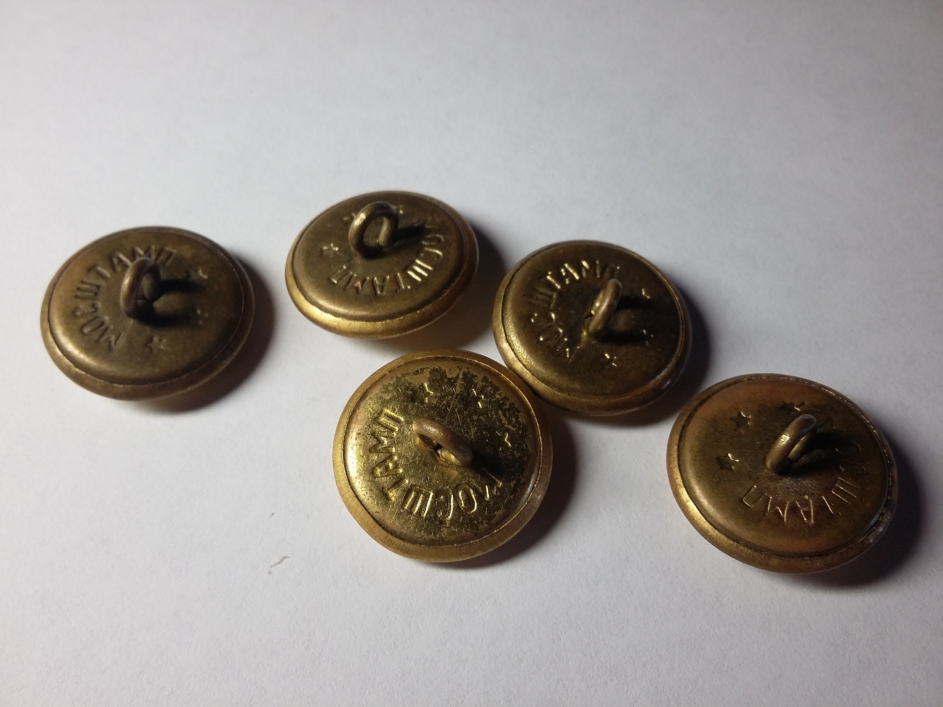 5 Rare Soviet General's Buttons 16 Republics Size 24mm - Etsy