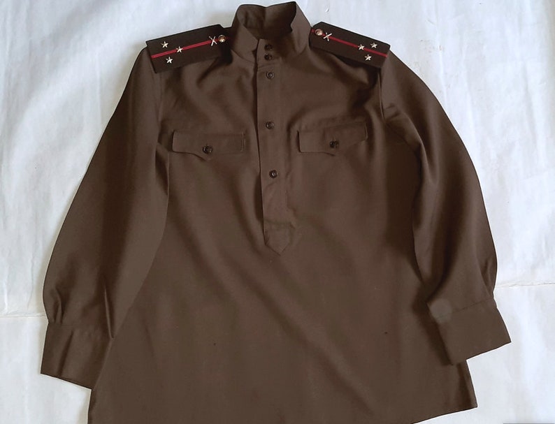 Soviet Army Tunic Gimnastyorka Lieutenant of Artillery - Etsy