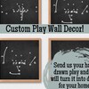 Football PRINTABLES set of 4 Plays for Boys Room Printable Plays for ...