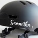 Custom Kids Bike Helmet Name Decal Bike Helmet Stickers Personalized ...