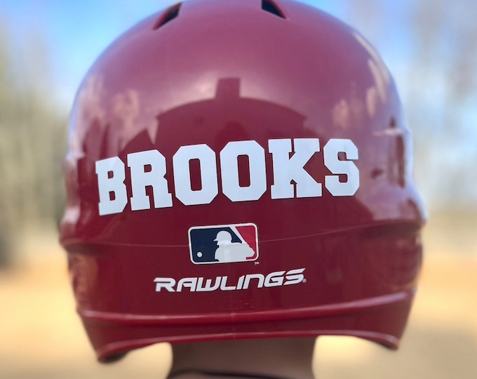 Baseball Decal Baseball Player Decal With Name Baseball Team Decal Name ...