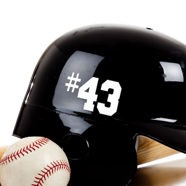 Helmet Number Decals - Etsy