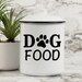 Dog Food Vinyl Decal for Dog Food Storage Label for Dog Food Container ...