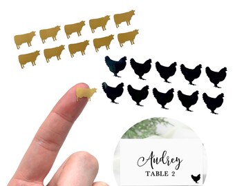 Wedding Meal Choice Stickers | Etsy