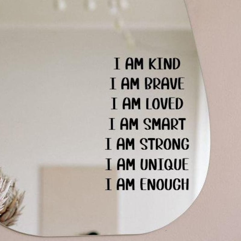 Mirror Decal - Etsy