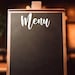 Menu Decal for Cute DIY Menu Board for Kitchen Decor Farmhouse Menu ...