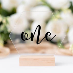 Calligraphy Vinyl Decal Numbers for Wedding Table Seating Chart Numbers ...