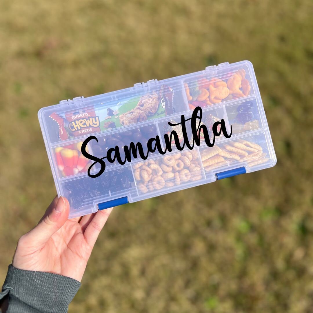 Personalized Snack Container for Kids Snackle Box for Toddler Travel ...