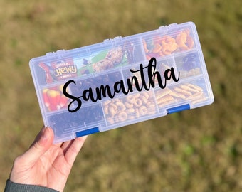 Custom Snackle Box for Kids Gift Idea Travel Snack Box for Kids ...