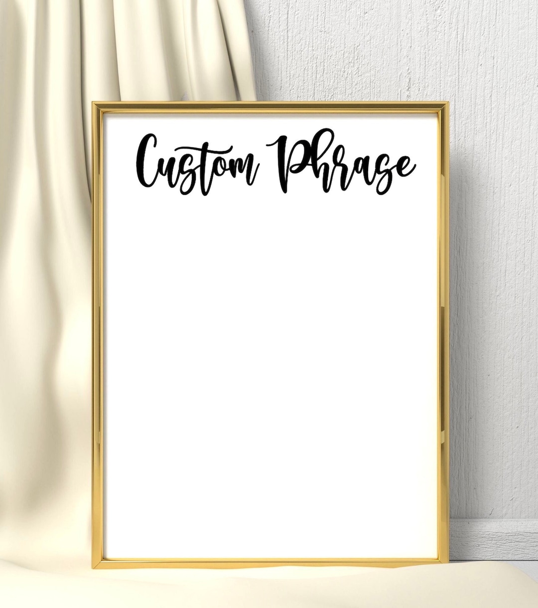 Custom Phrase Vinyl Decal for Wedding or Event Custom Decal for Sign ...