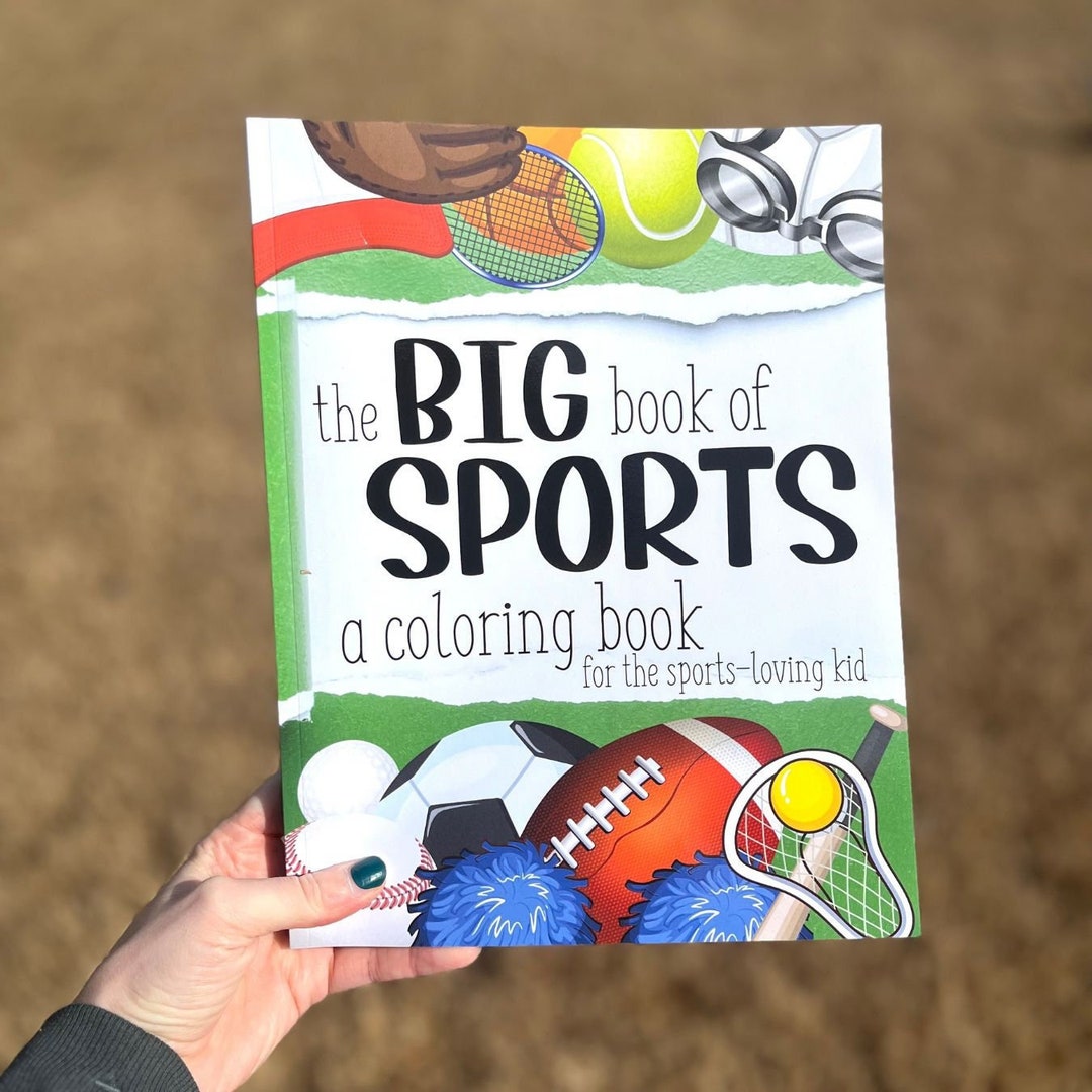 Buy Big Sports Coloring Book for Kids 200+ Pages Sports Gift for Sports ...
