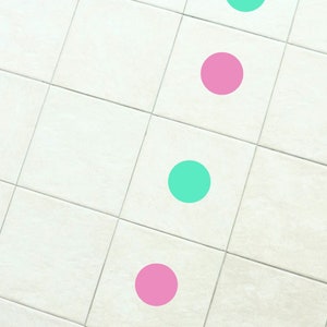 Custom Line up Dots for Classroom Floor Line Markers Rainbow Floor Dot ...