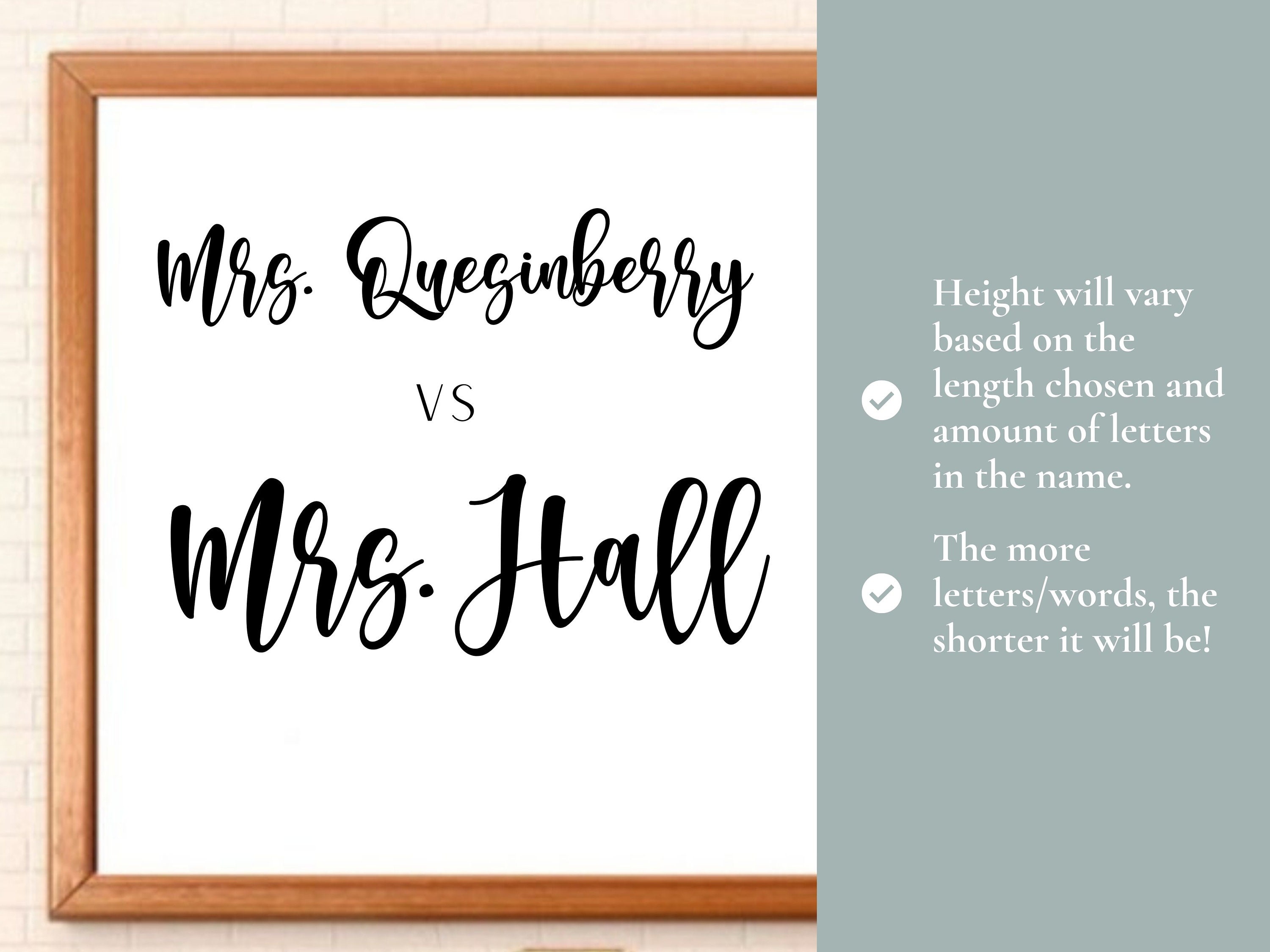 Teacher Name Vinyl Decal Classroom Door Decal Teacher - Etsy