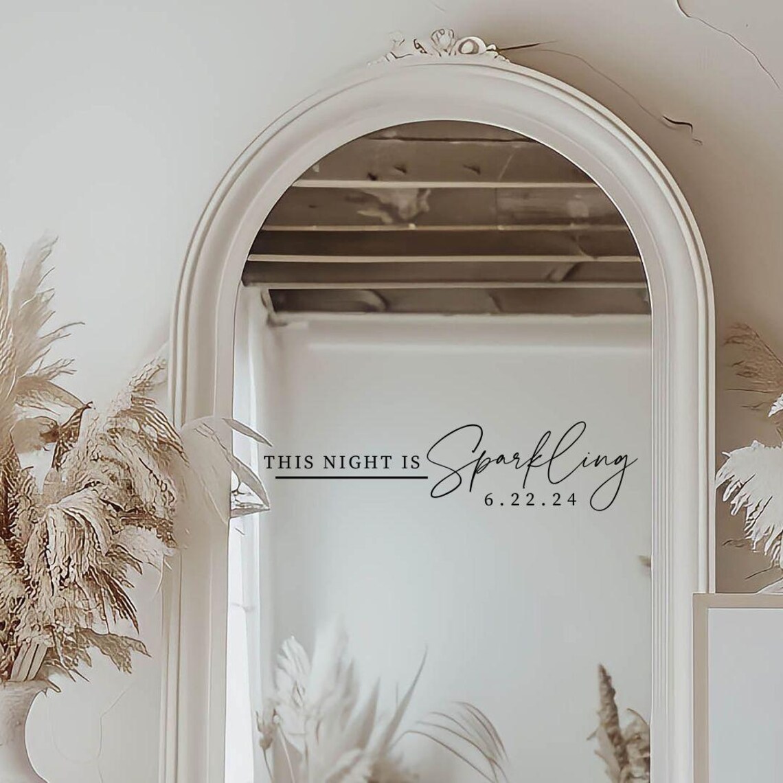 This Night is Sparkling Decal for Wedding Sparker Send off Sign Wedding ...