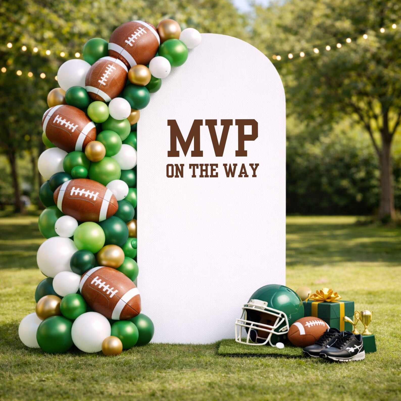 MVP Baby Shower Party Decal Sticker Baby Shower Decoration Mirror Sport ...