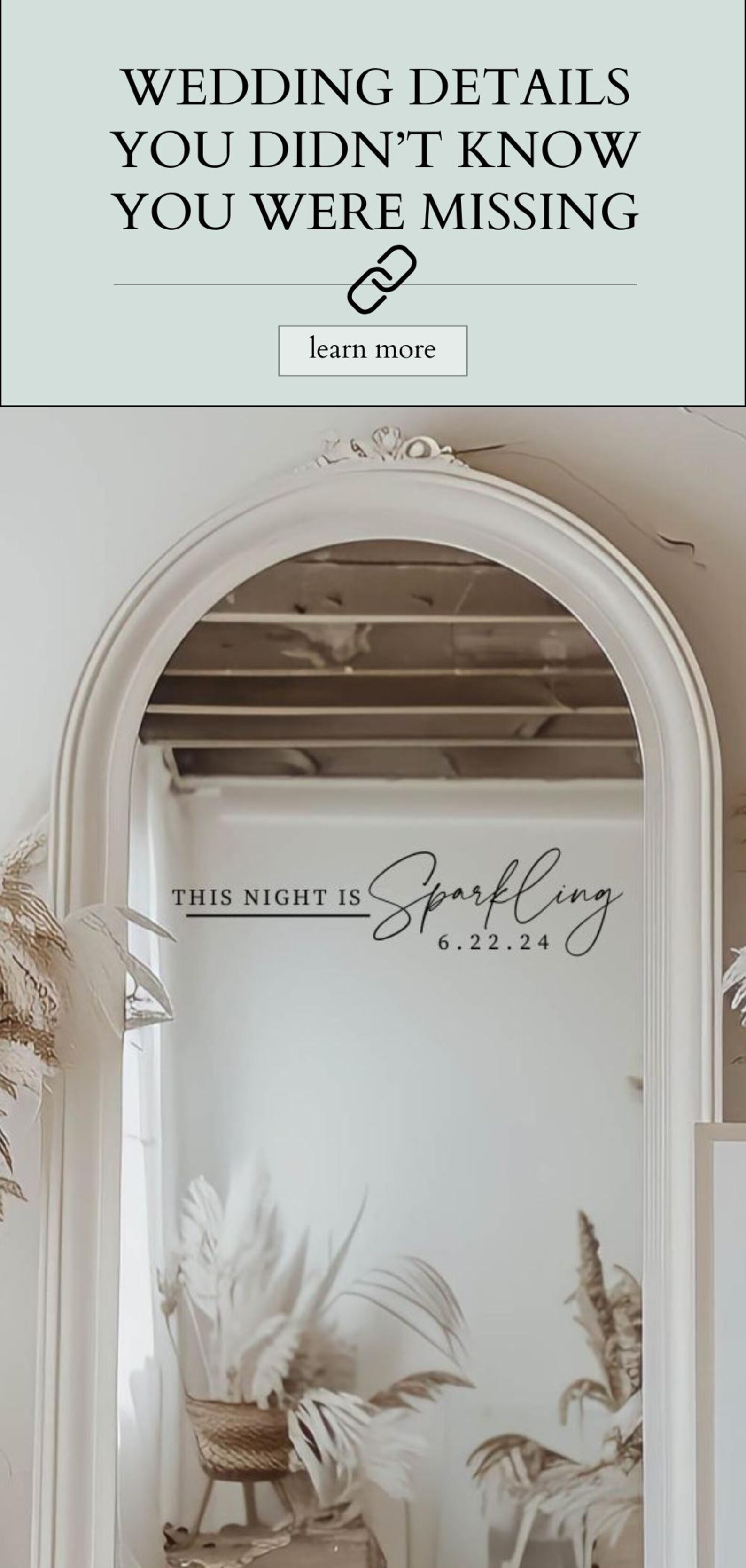 This Night is Sparkling Decal for Wedding Sparker Send off Sign Wedding ...