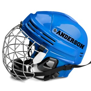 Custom Hockey Helmet Name Decal for Helmet Label Hockey Team Helmet ...