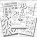 Abc’s Football Printable Coloring Book for Kids on Game Day Activity ...