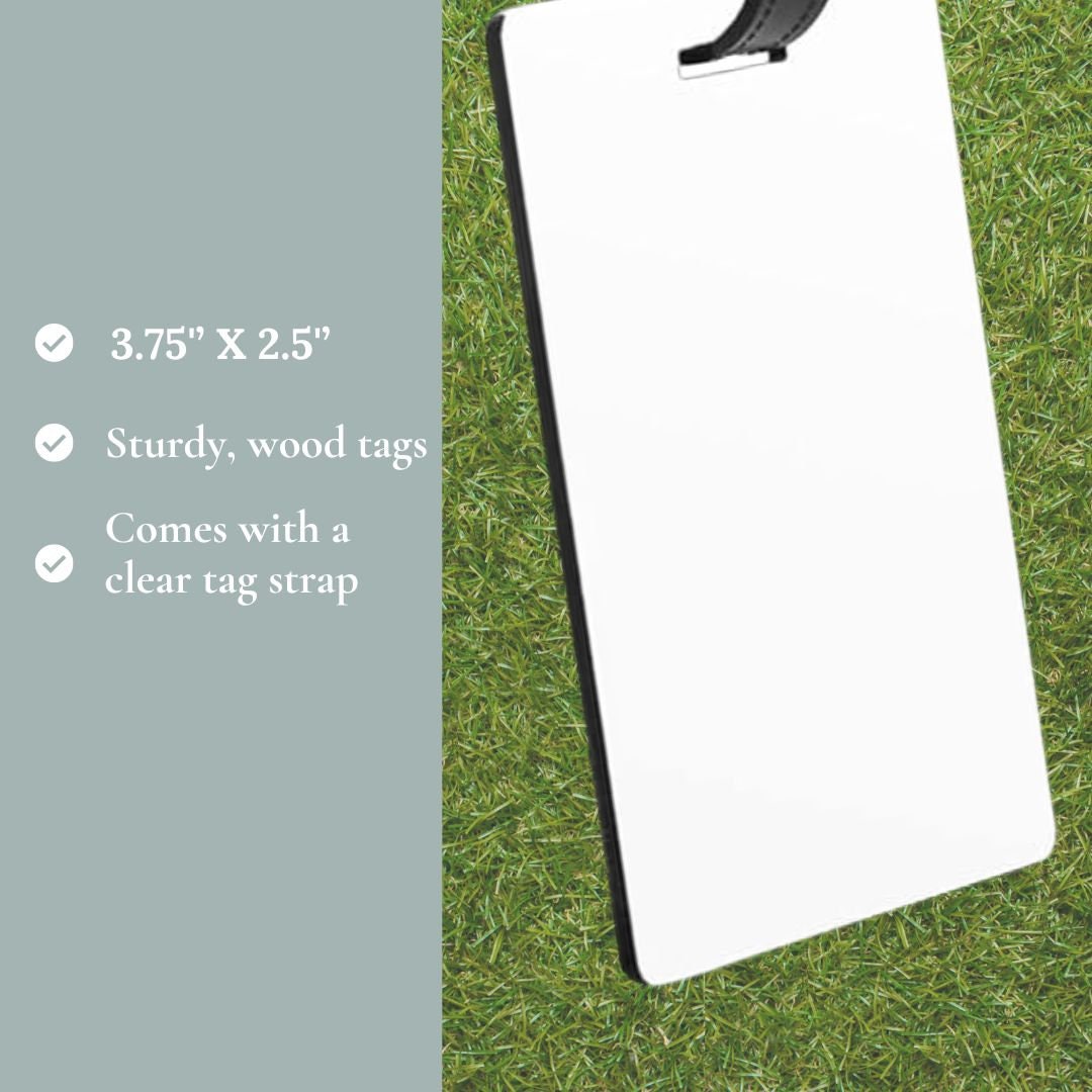 Custom Bag Tag With Your Design Personalized Team Gift Bag Name Tag ...