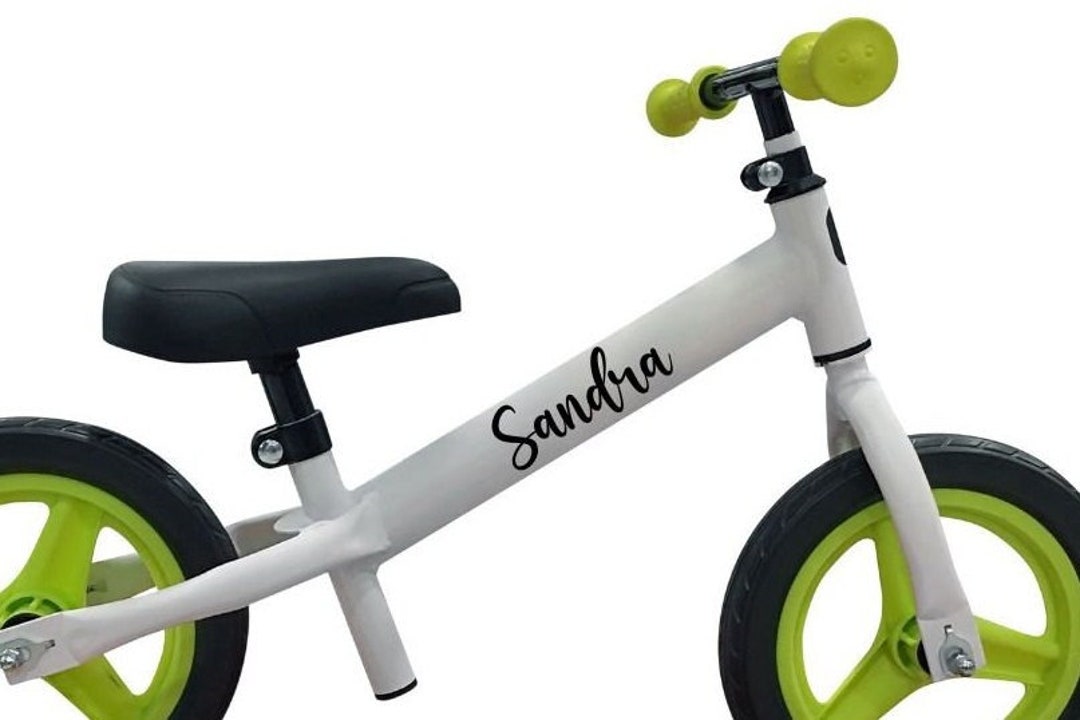 Bike Frame Decal for Kid Bike Children Name Sticker for Cute Custom ...
