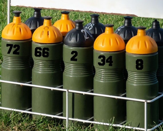 Team Number Vinyl Decal Set for Water Bottle Personalization | Etsy