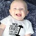Weightlifting Baby Announcement Powerlifting Coach Gift Exercise Baby ...