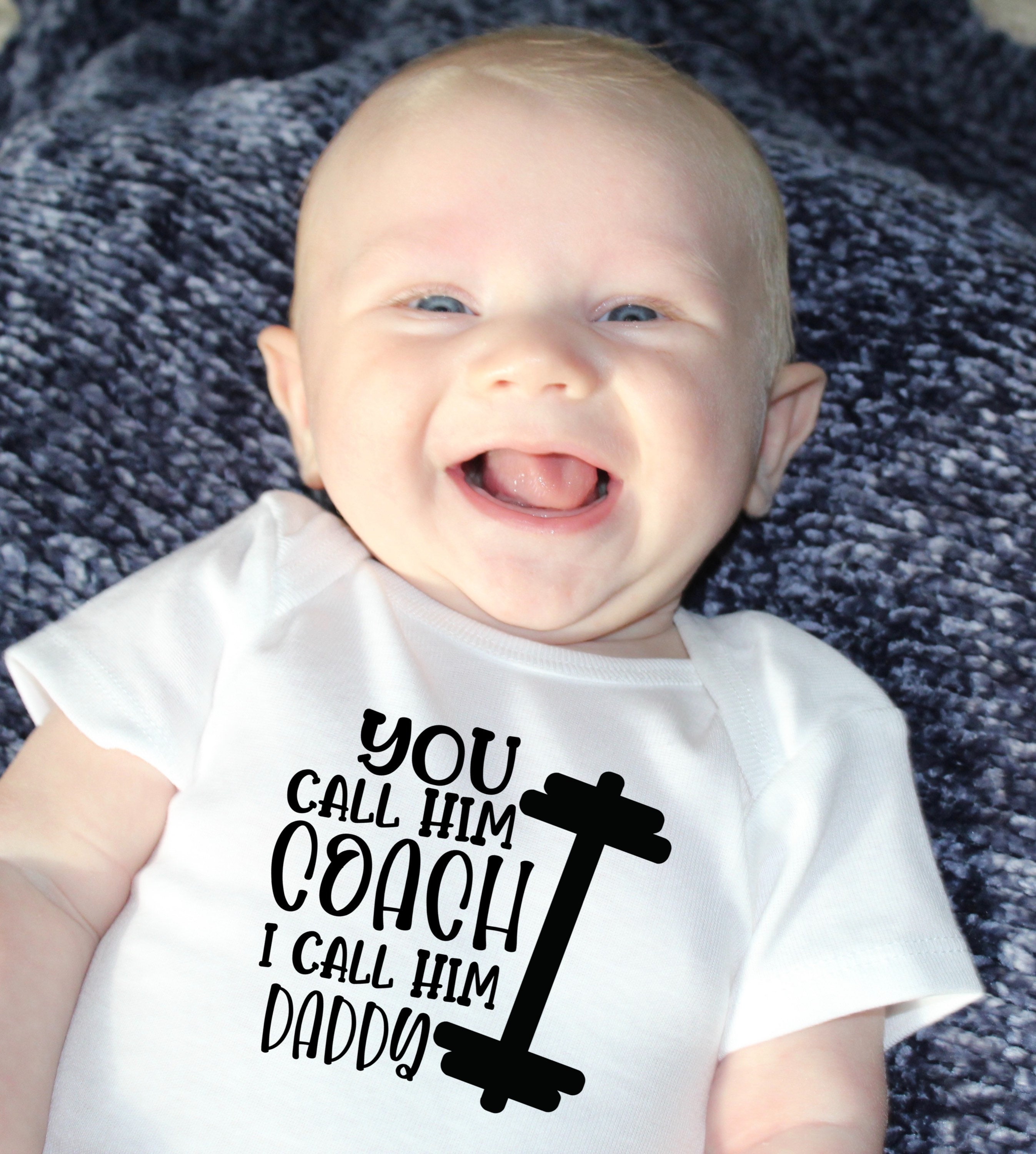 Weightlifting Baby Announcement Powerlifting Coach Gift - Etsy