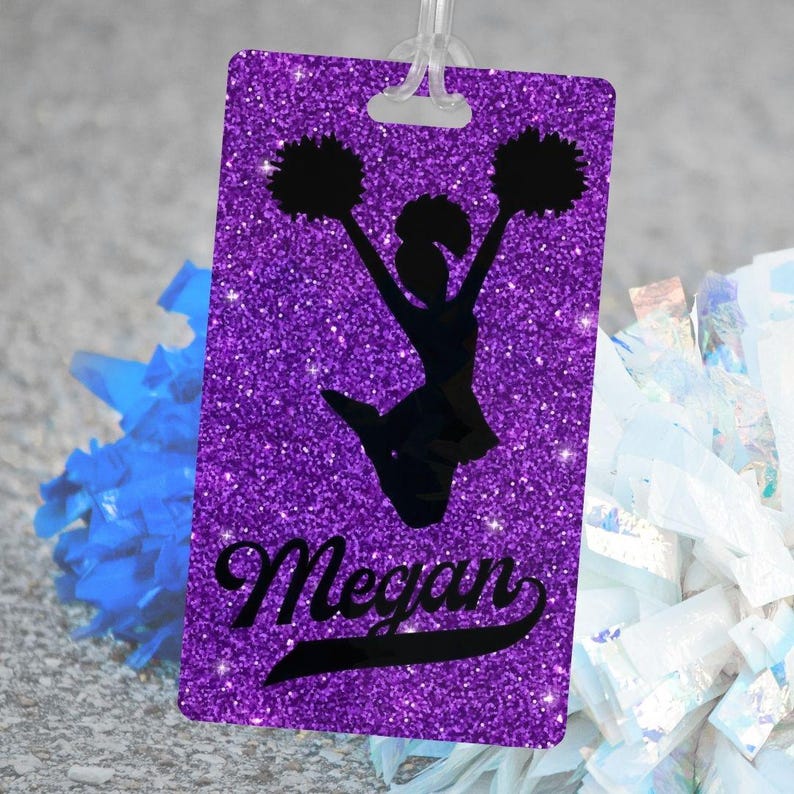 Personalized Cheer Bag Tag for Small Cheer Gift for Team All Star ...
