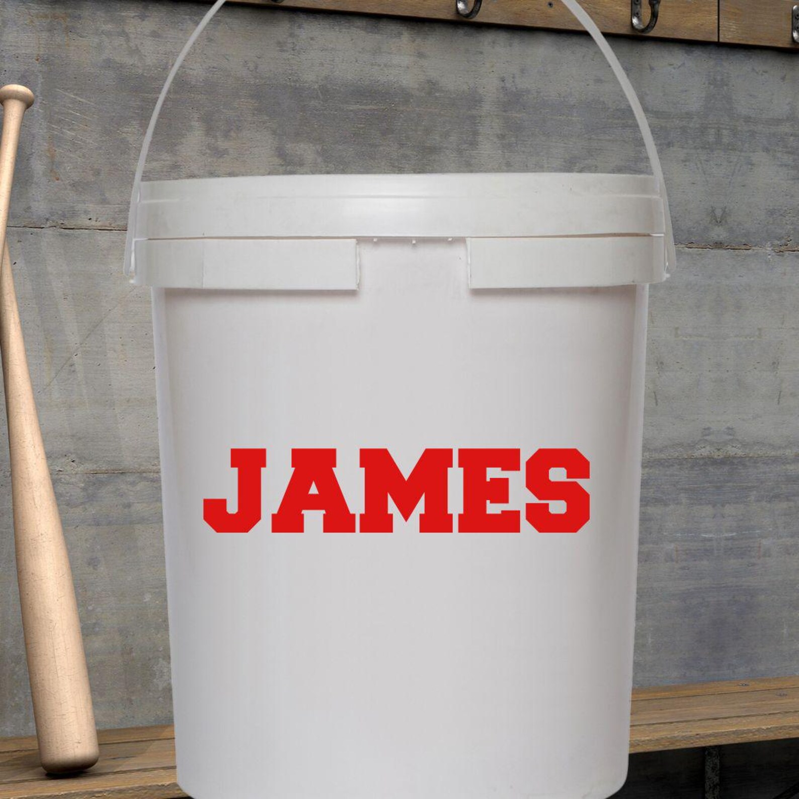Baseball Bucket Sticker for Little League Player Softball Batting ...