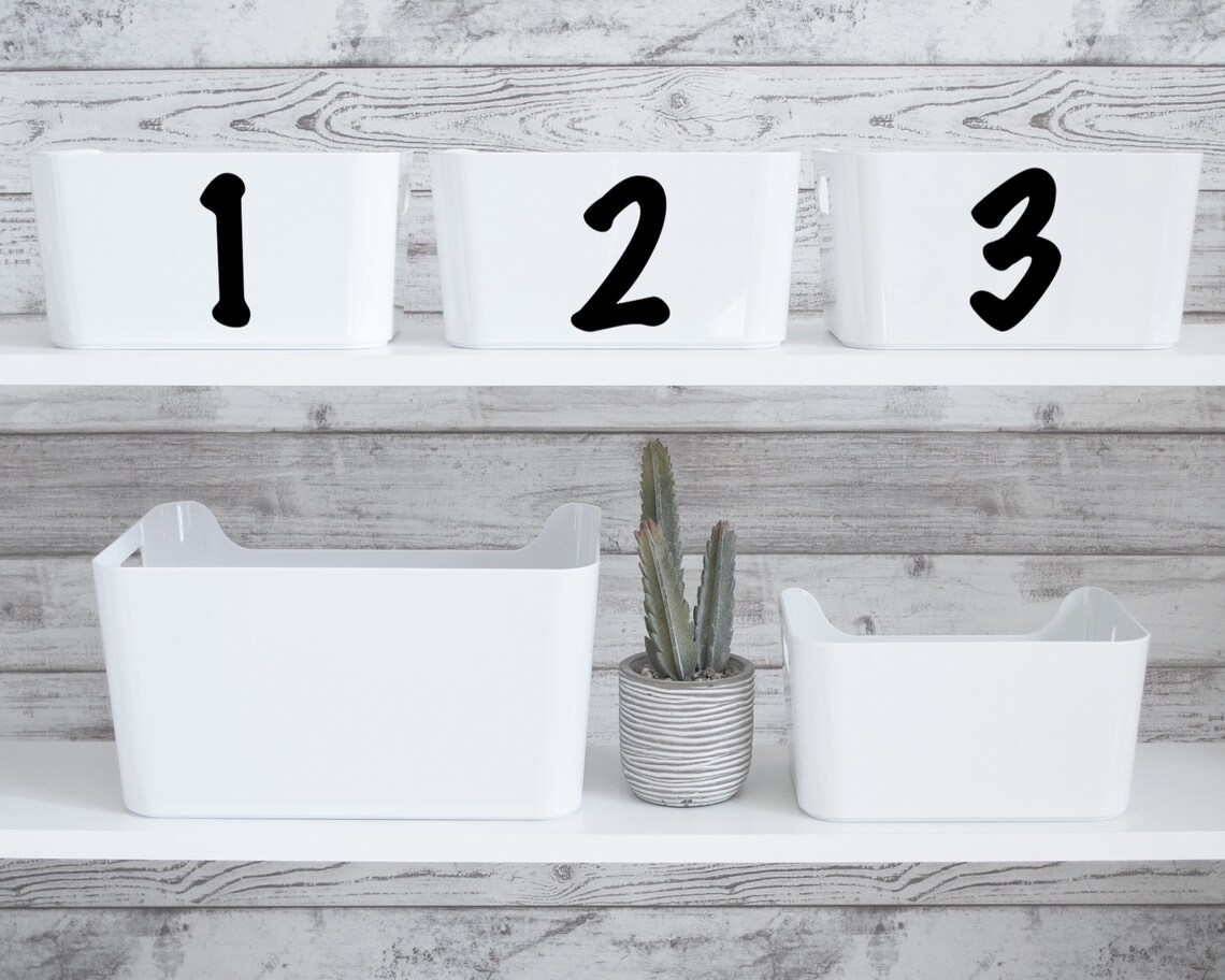 Vinyl Decal Numbers Wedding Table Numbers Number Decal - Etsy