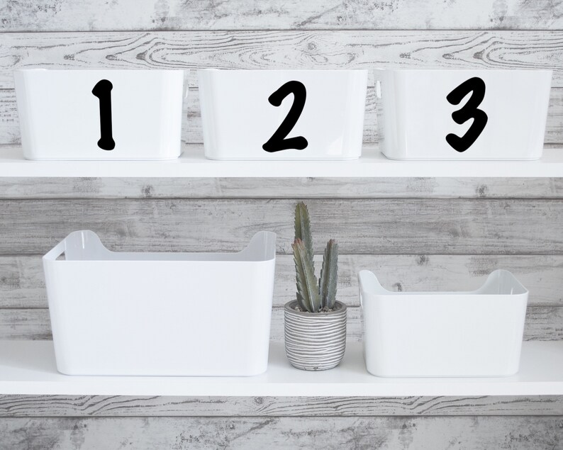 Vinyl Decal Numbers Wedding Table Numbers Number Decal - Etsy