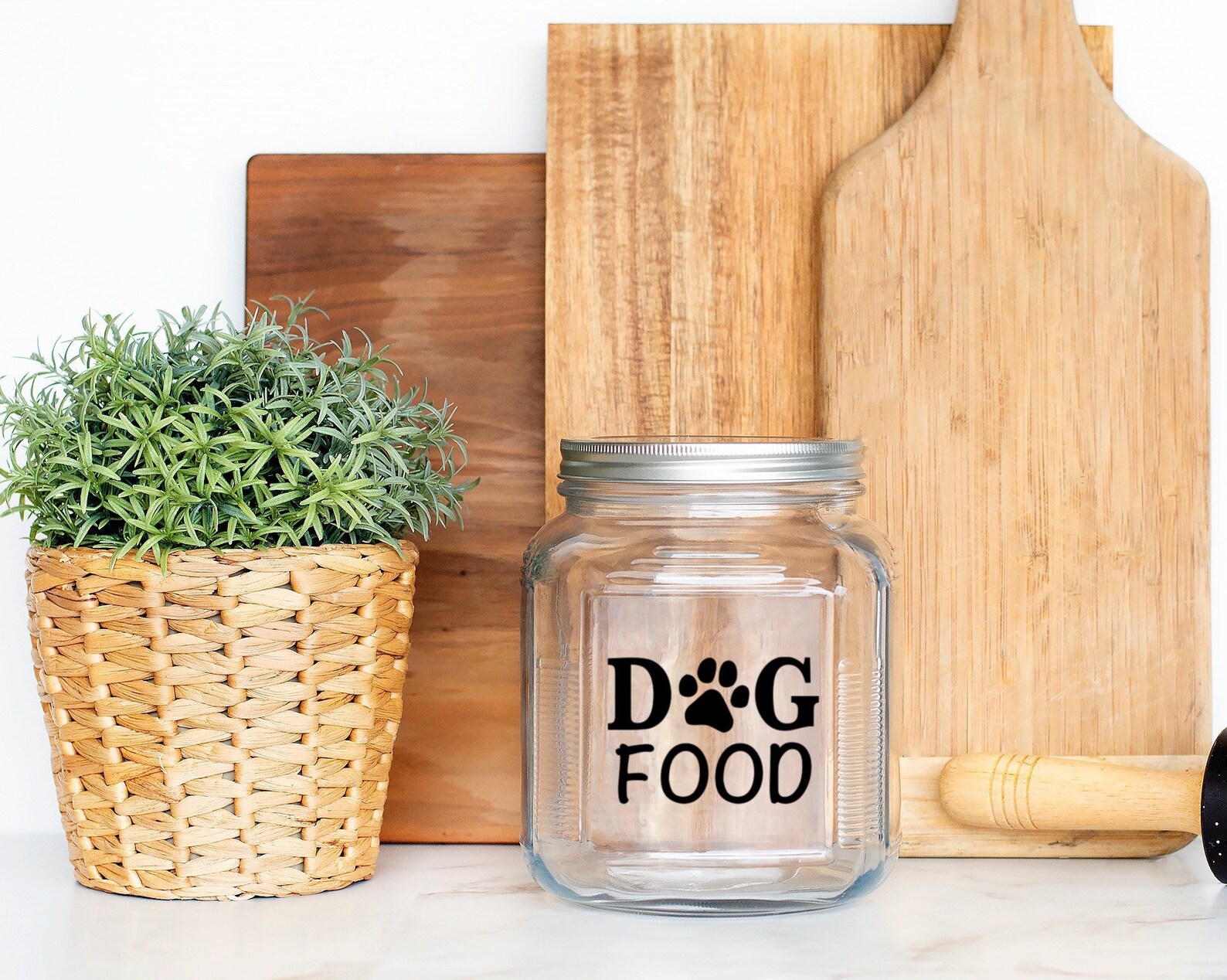 Dog Food Vinyl Decal for Dog Food Storage Label for Dog Food - Etsy