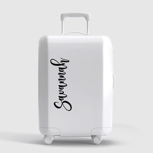 Suitcase Name Decal Luggage Vinyl Decal for Personalized Suitcase ...