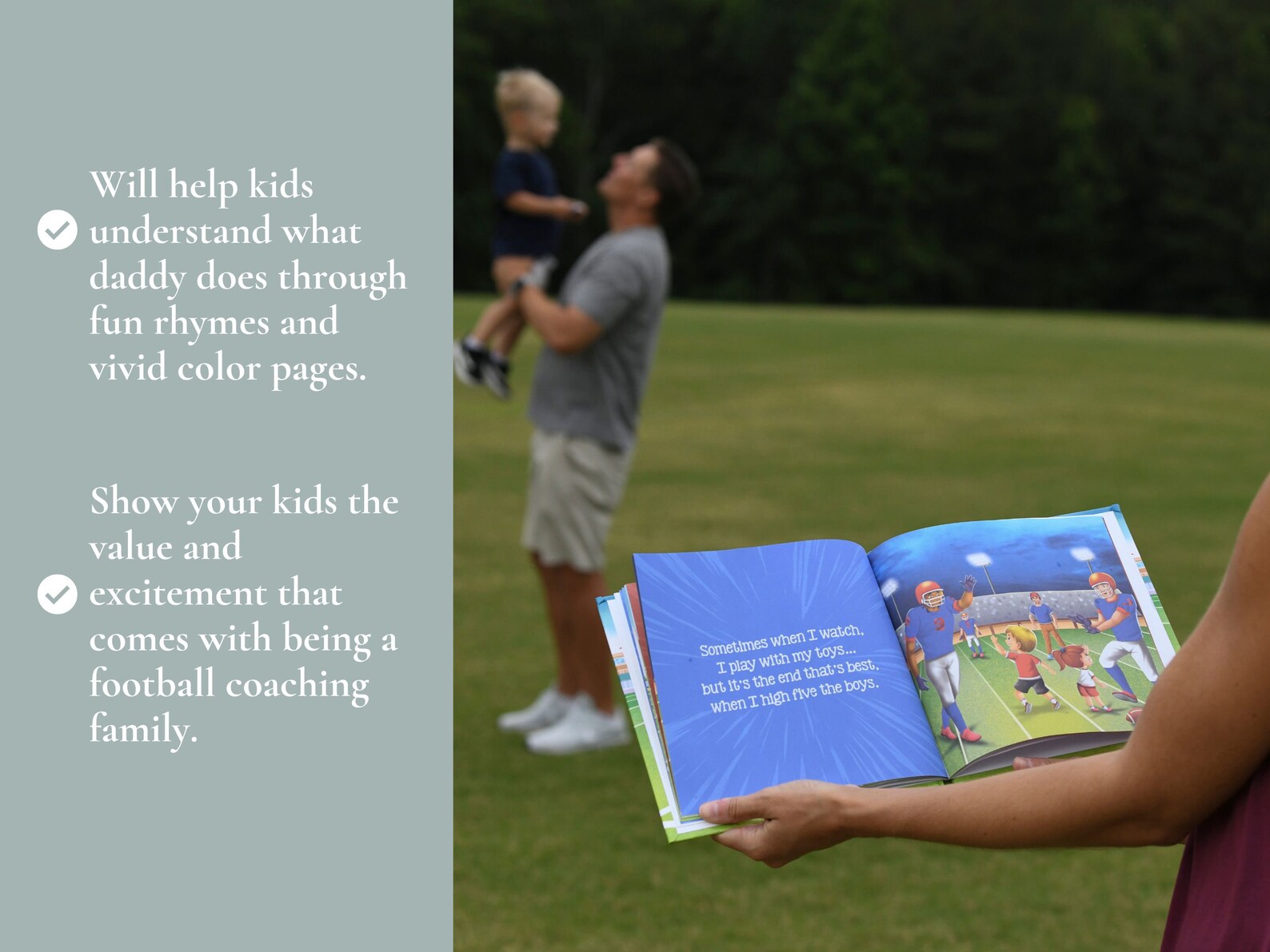 Football Children's Book for Football Coach's Kid Coaching Family Gift ...